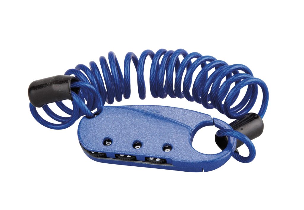 EXTENSO combination cable padlock. editable - Thirardasia