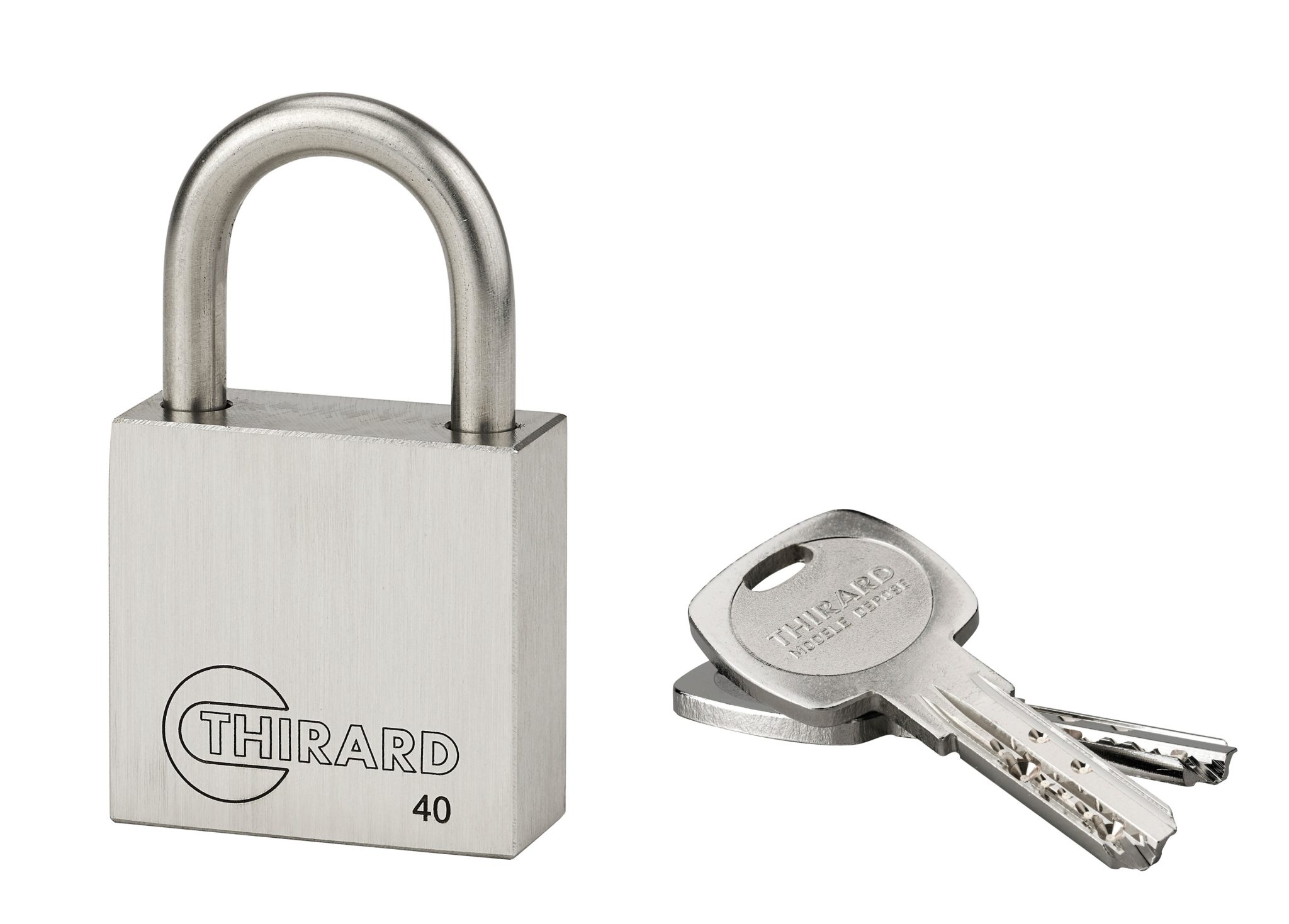 Stainless steel padlock 40 mm - Thirardasia