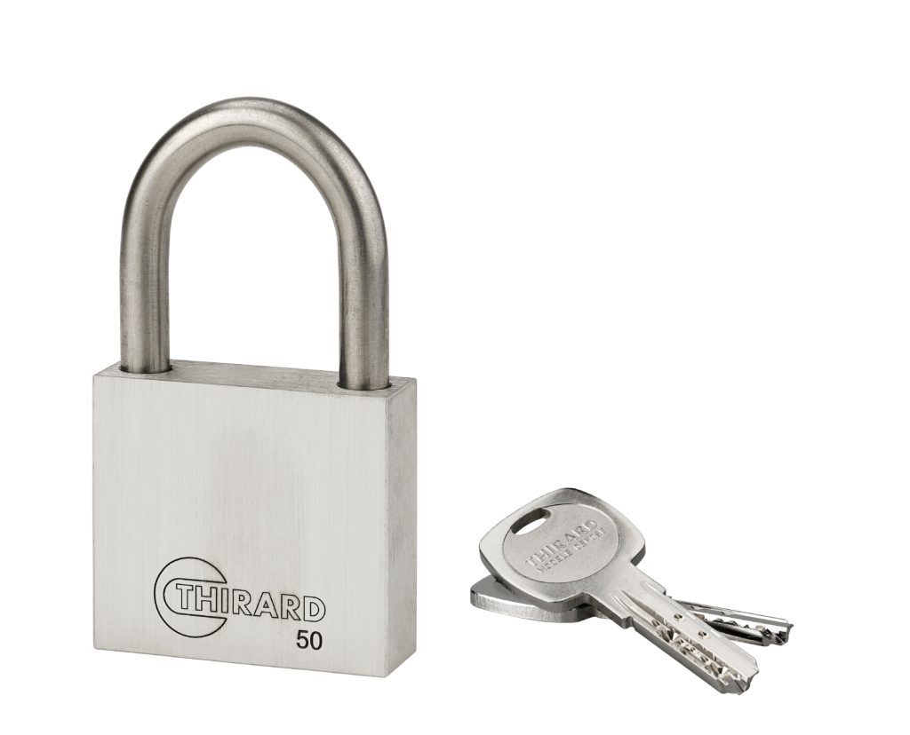Stainless steel padlock 50 mm - Thirardasia