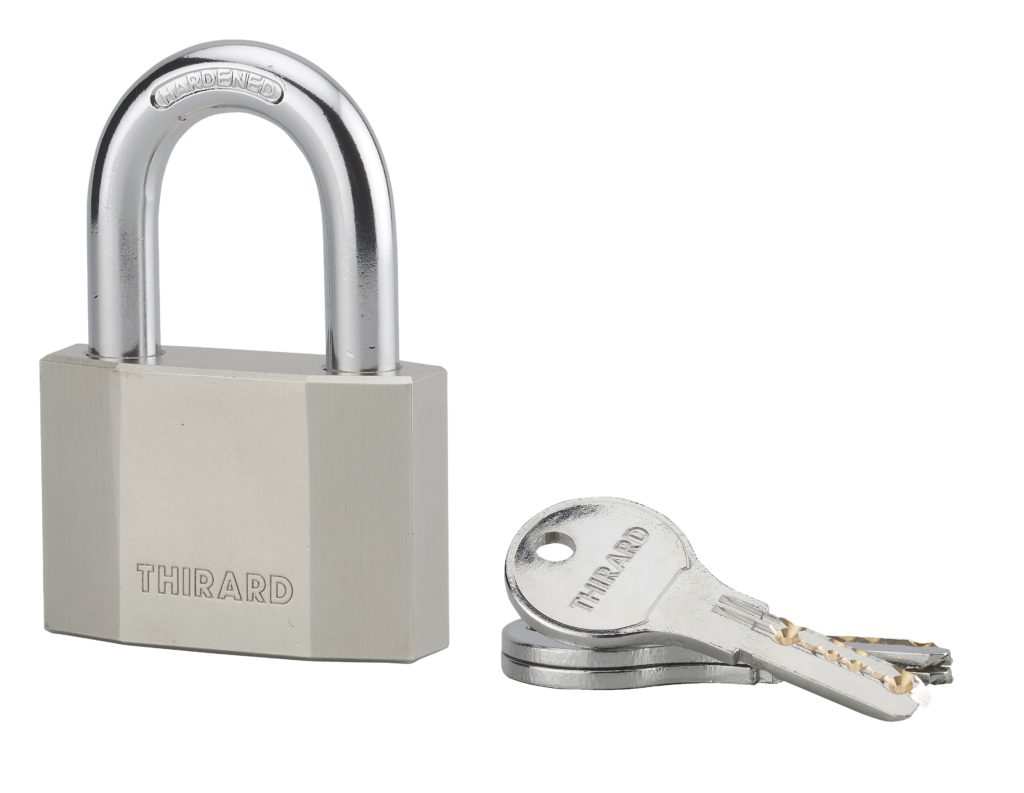 PADLOCK OCTO 60mm Padlock Anse steel 3 keys - Thirardasia